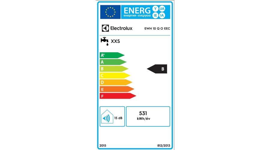 ELECTROLUX Q-BIC EWH 10 O FELSŐ ELHELYEZÉSŰ ALSÓ KIFOLYÁSÚ VÍZMELEGÍTŐ ...
