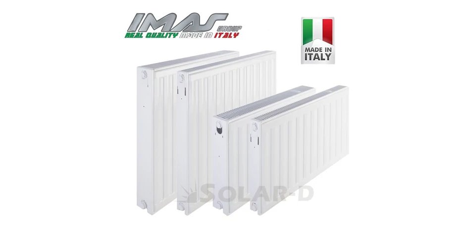 IMAS 22K 600/1000 prémium lapradiátor tartószettel 2180W - GépészUniverzum